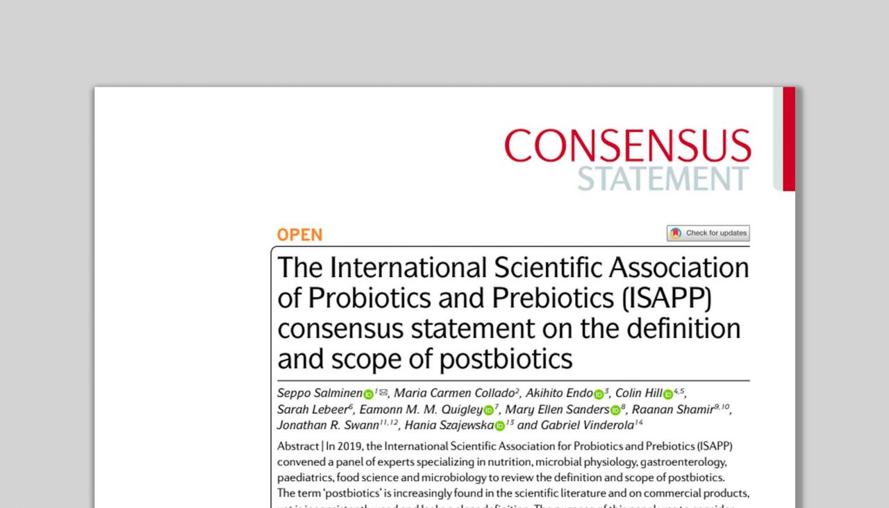 The International Scientific Association of Probiotics and Prebiotics ...